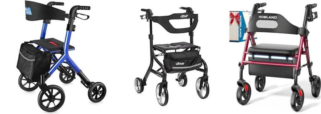 Top 5 Rollator Walkers For Tall People: Guide - Fitness Ethics ...